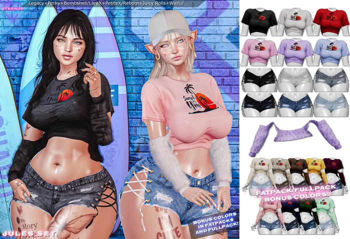 Second Life Marketplace - [Eternus] Jules Set FULLPACK